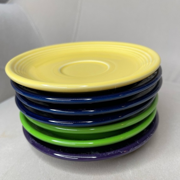 Fiesta | Kitchen | Set Of 7 Fiestaware Pottery Various Colors Saucer ...